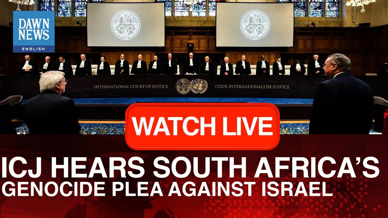 🔴 Live Hearing: ICJ Hears South Africa’s Genocide Plea Against Israel ...