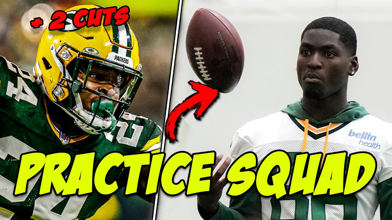 Packers SIGN 16 Players to Practice Squad + Cut 2 Players - YouTube