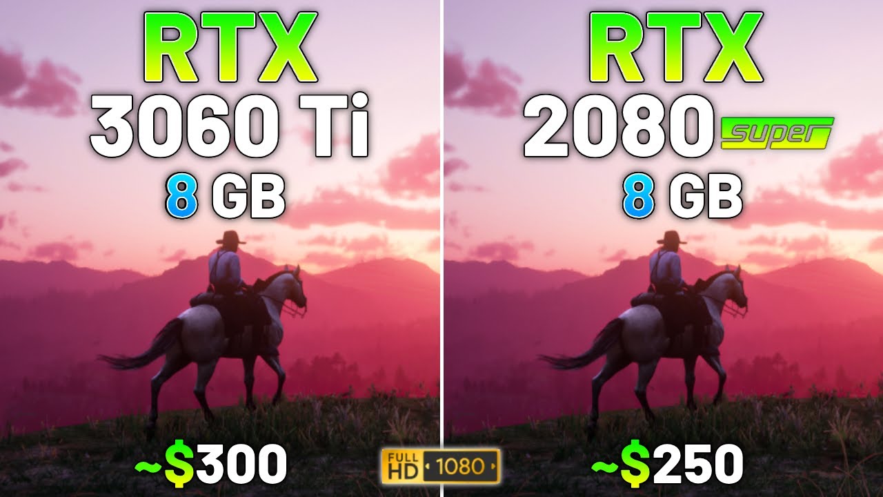 RTX 3060 Ti vs RTX 2080 SUPER - Test in 20 Games in 2024 - YouTube