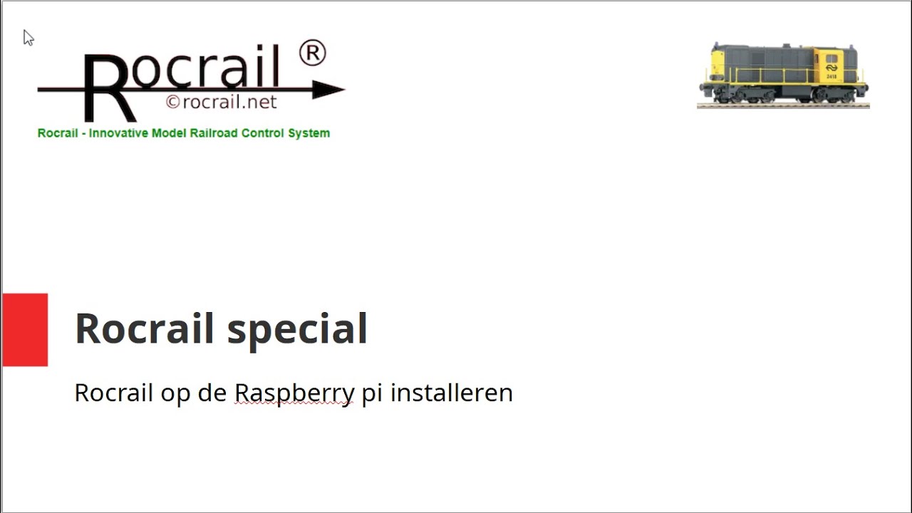 Rocrail special: Rocrail installeren op een Raspberry pi - YouTube