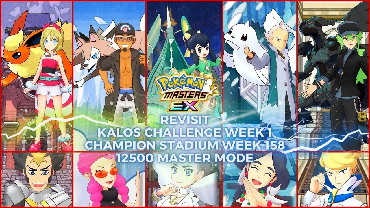 Pokémon Masters EX | Revisit Kalos Challenge Week 1 🏟 Champion Stadium ...
