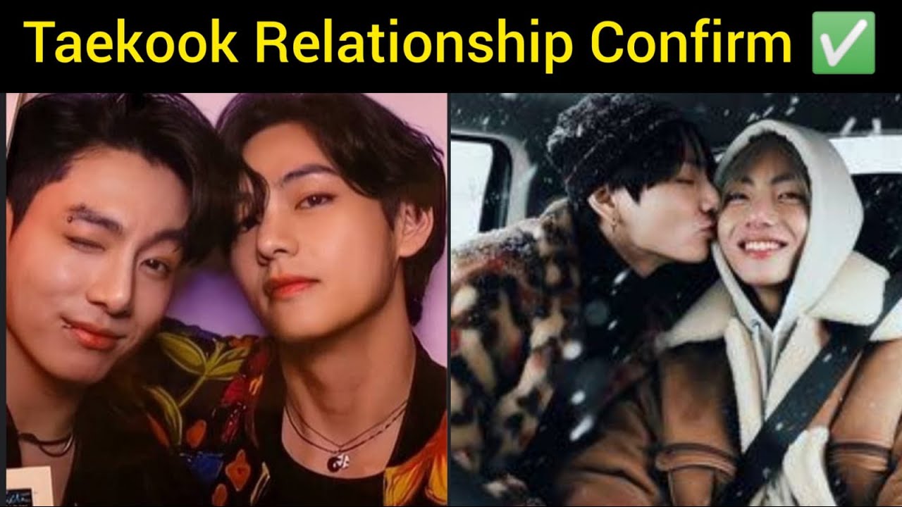 OMG!😳 Taekook Relationship Confirm Taekook Is Real | taekook Moments ...