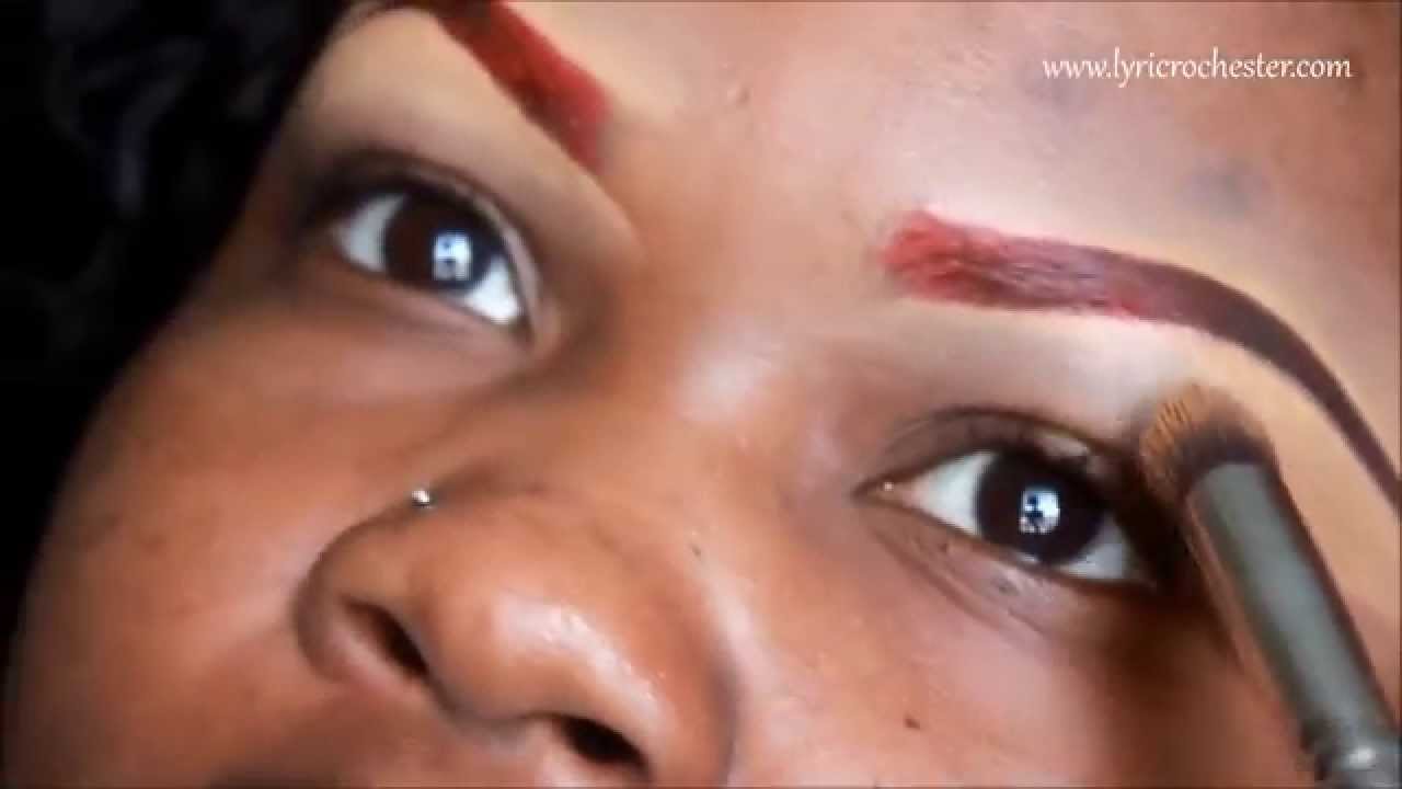 How to: Red Ombre Brows - YouTube