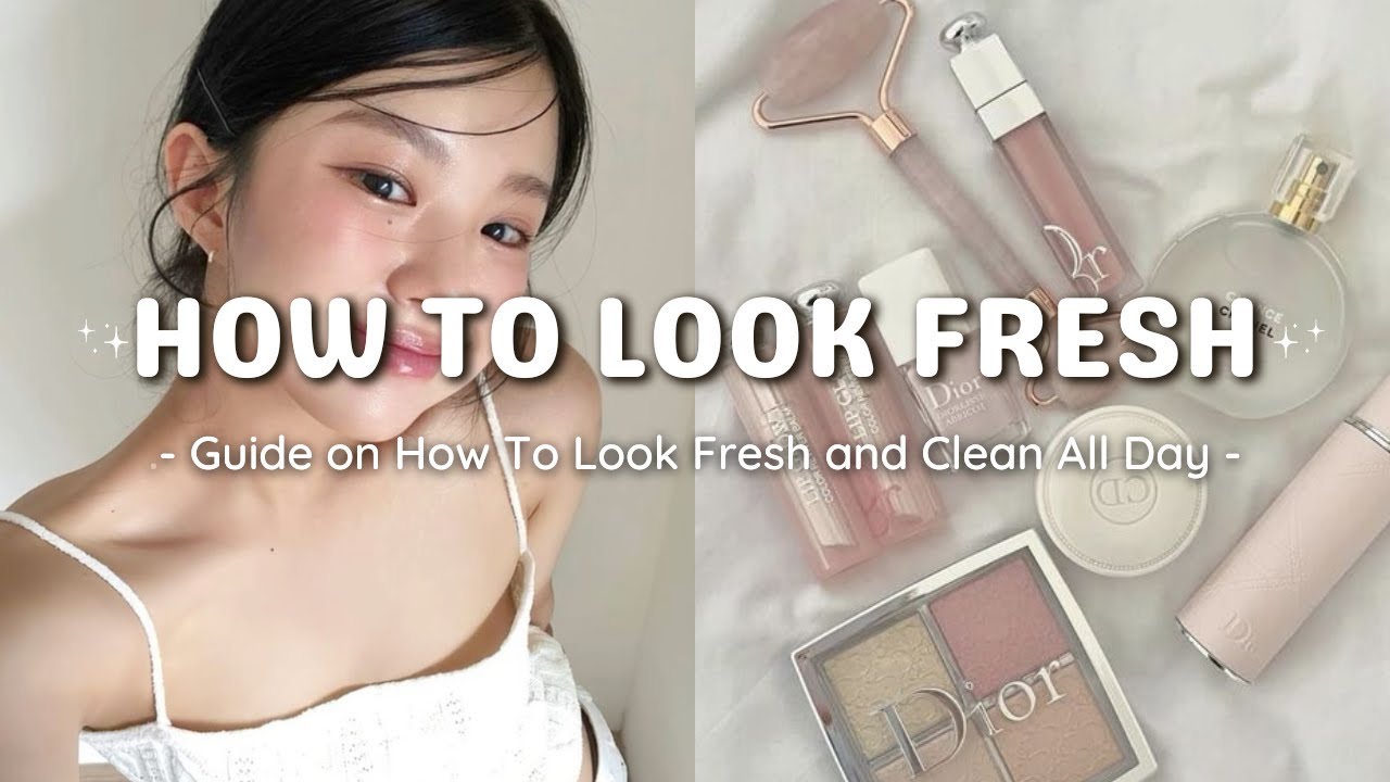How To Look Fresh and Clean All Day ☁️ | (hair, skincare, makeup ...