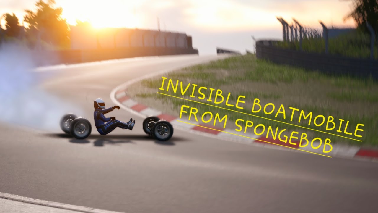 spongebob Invisible boatmobile - YouTube