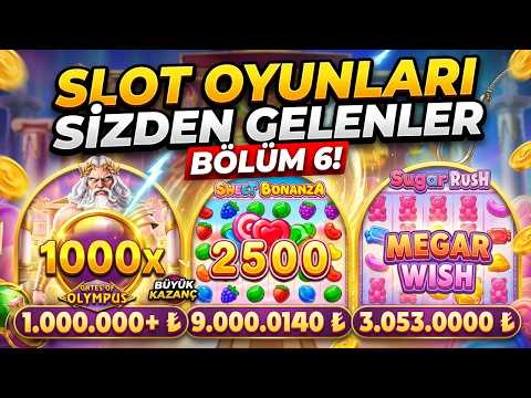 SLOT OYUNLARI SİZDEN GELENLER SERİSİ BÖLÜM 6!