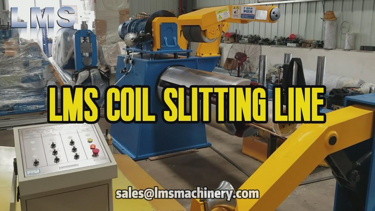 LMS Slitting Line | Cut To Length | Whole Process - YouTube