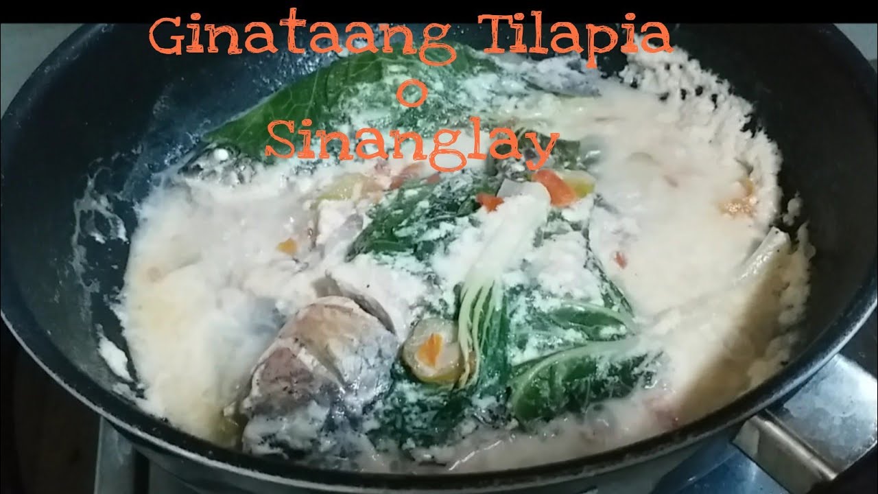 Sinanglay Na Tilapia || Ginataang Tilapia panlasang pinoy - YouTube