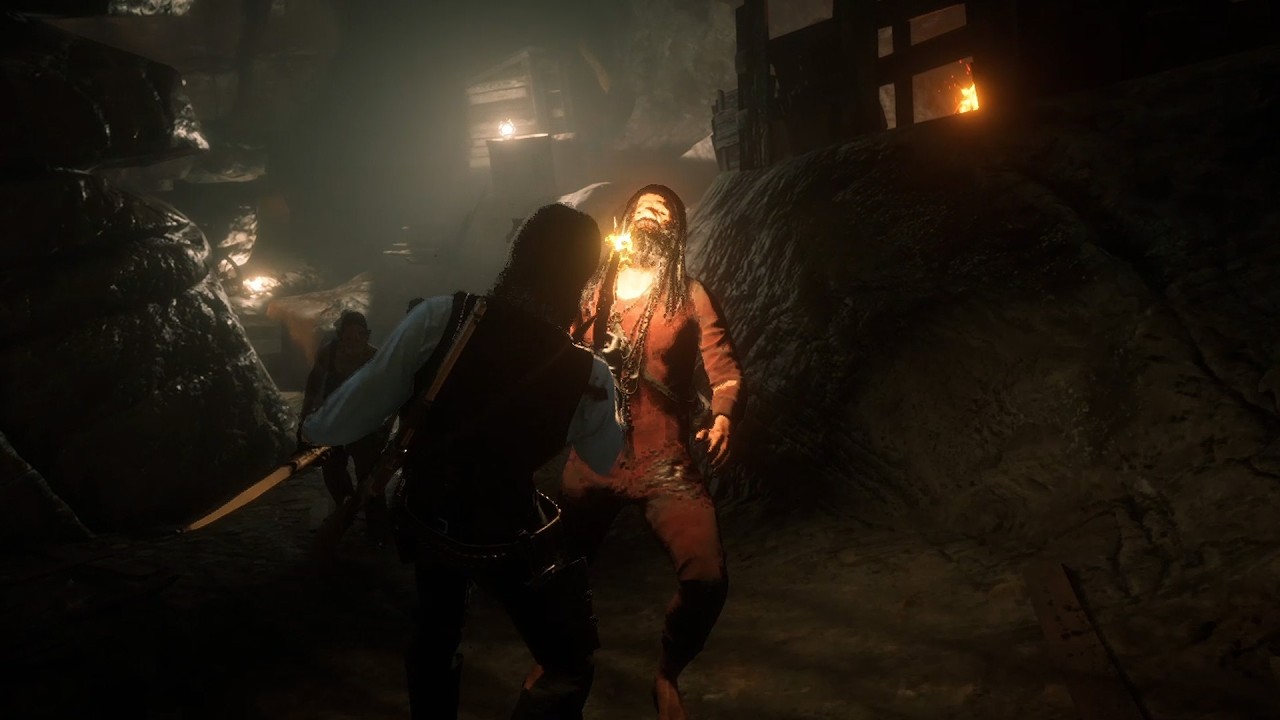 RDR2: Clear Cave to build the new own camp - YouTube