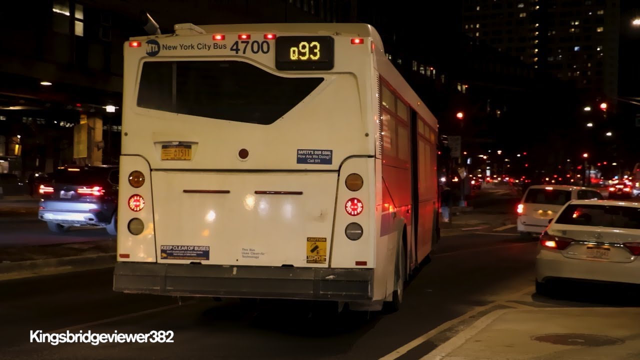 MTA New York City Bus: 2010 Orion VII NG Hybrid 4700 on the Q93 Shuttle ...