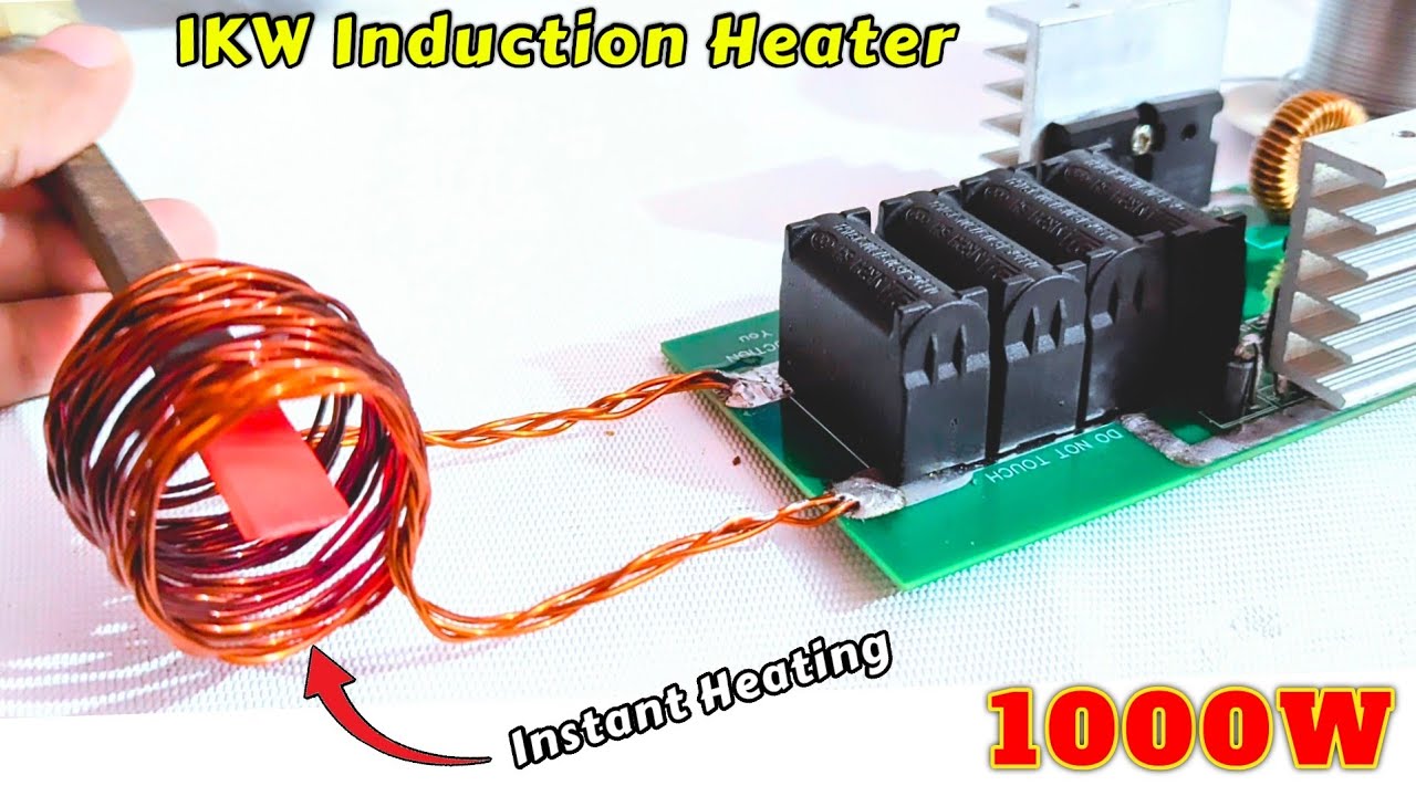 Making a Powerful 1KW 36V Induction Heater ZVS - YouTube