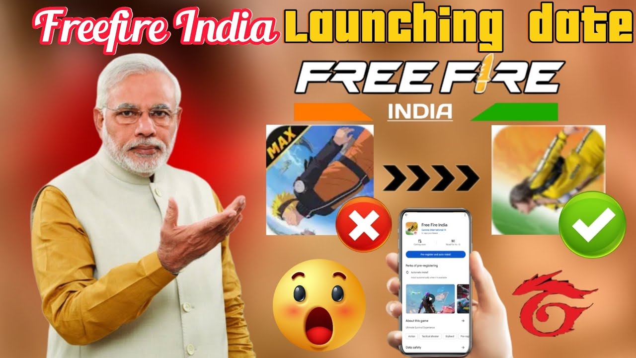 FREE FIRE INDIA LAUNCHING DATE CONFORMED😲 |Ff India good news 😂🥰 ...