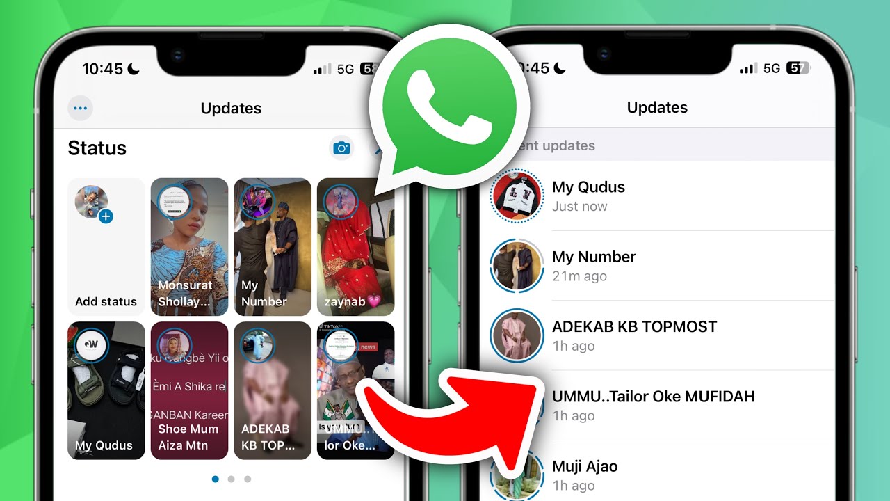 How to Change WhatsApp Status Layout! 2025 - YouTube