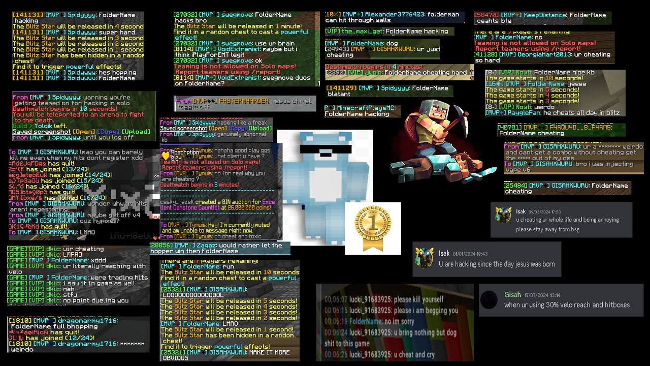 The Best Hypixel Blitz Combotage - YouTube