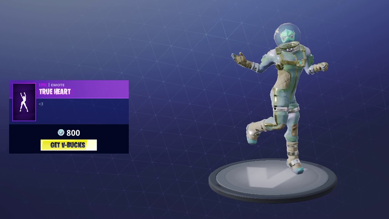 NEW fortnite True heart dance - Slowed down - (Fortnite battle royal ...