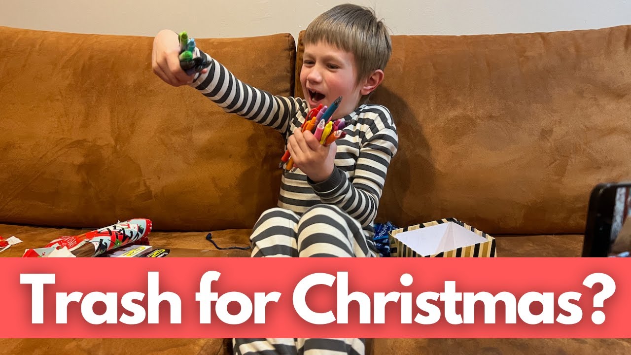 Parents Give Autistic Child Trash For Christmas??? - YouTube