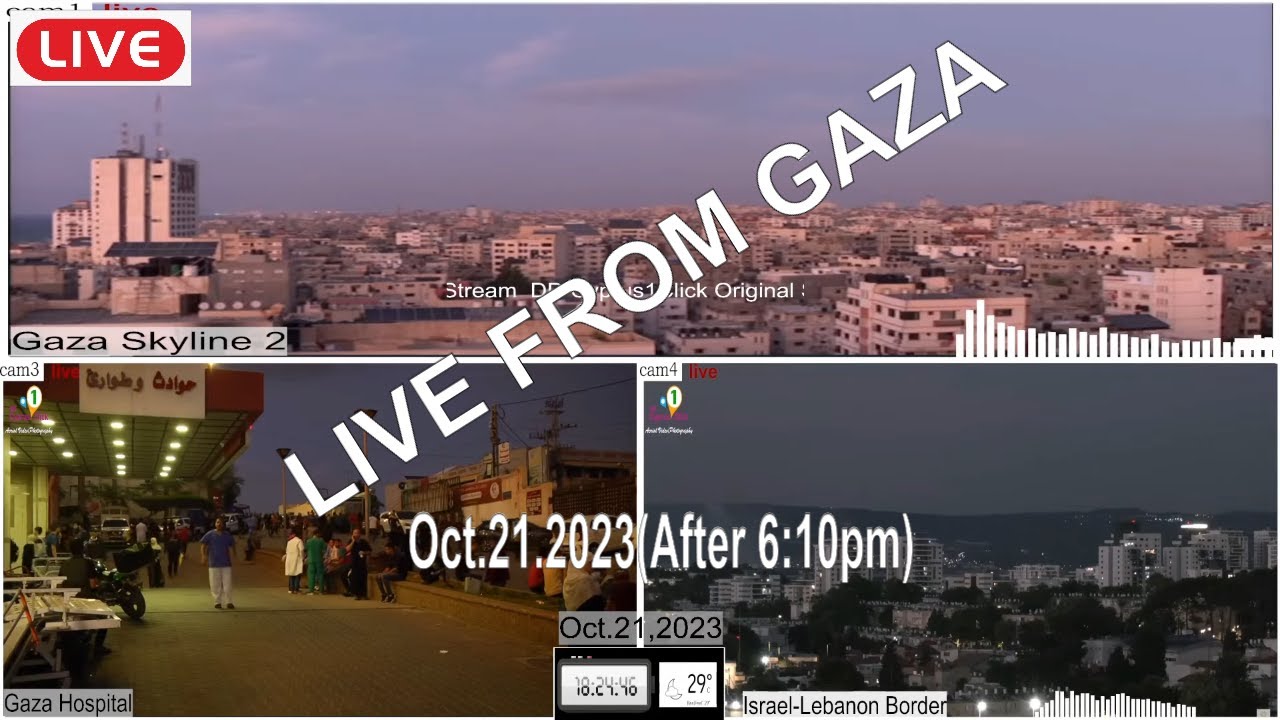 Live: Palestine, GAZA | Multi-cams |Stream #41 - YouTube