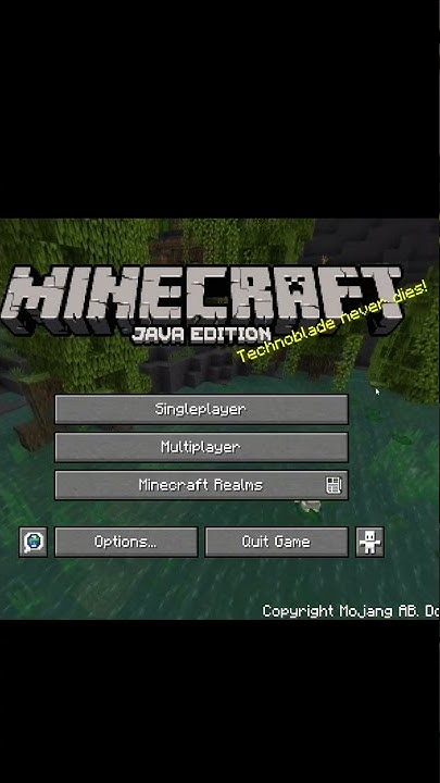 Minecraft Technoblade never dies! Loading screen - YouTube