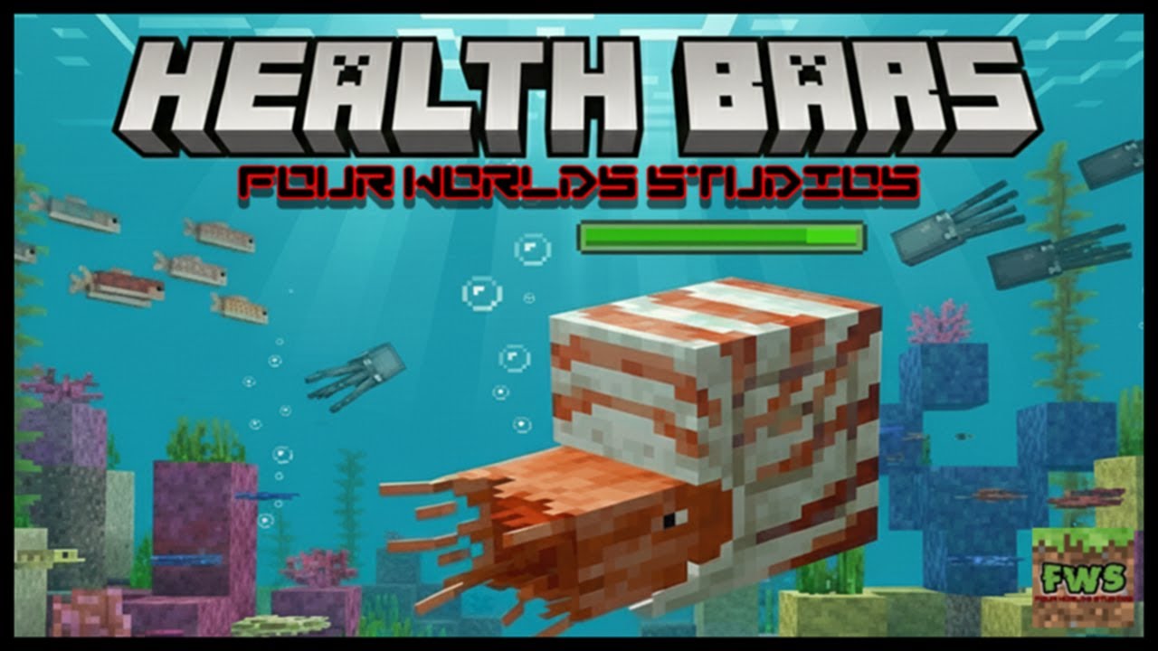 Health Bars Trailer Minecraft Bedrock Addon #minecraft - YouTube