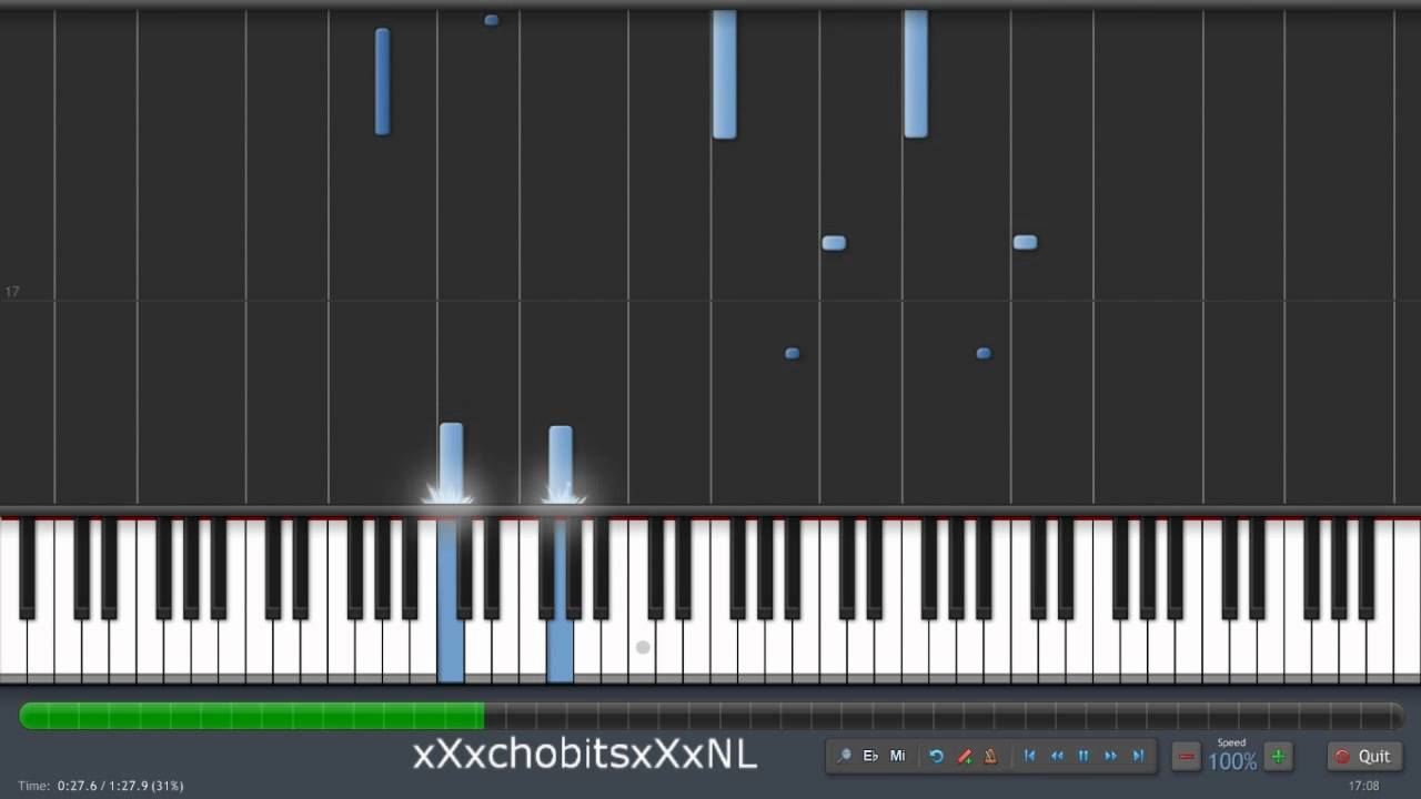 persona 4 - a corner of memories - synthesia tutorial - piano solo - HD ...