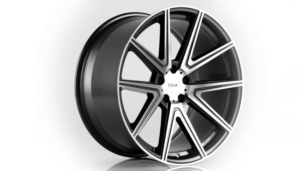 TSW Alloy Wheels Rouge - Gunmetal with Mirror Cut Face - YouTube