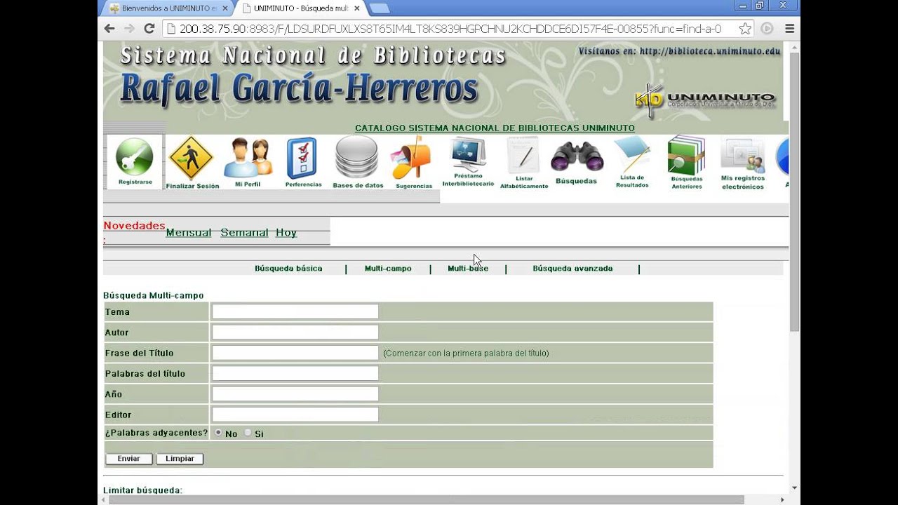 tutorial biblioteca virtual - YouTube