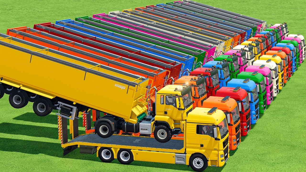 Biggest Trucks Delivered With Trucks & Trucks With Colors In Fs22 ...