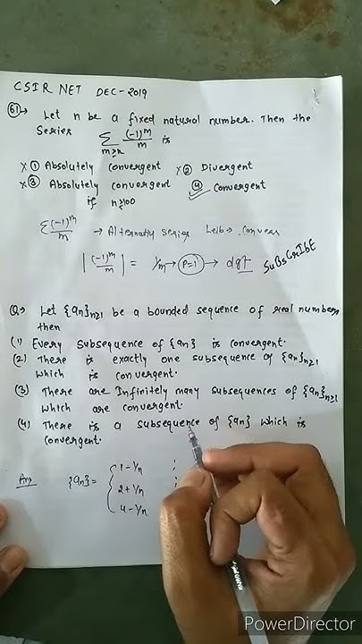 CSIR NET MATHEMATICS/CSIR NET DEC 2019 REAL ANALYSIS SOLUTION/CSIR NET 2021 #shorts by #Mahesh ...