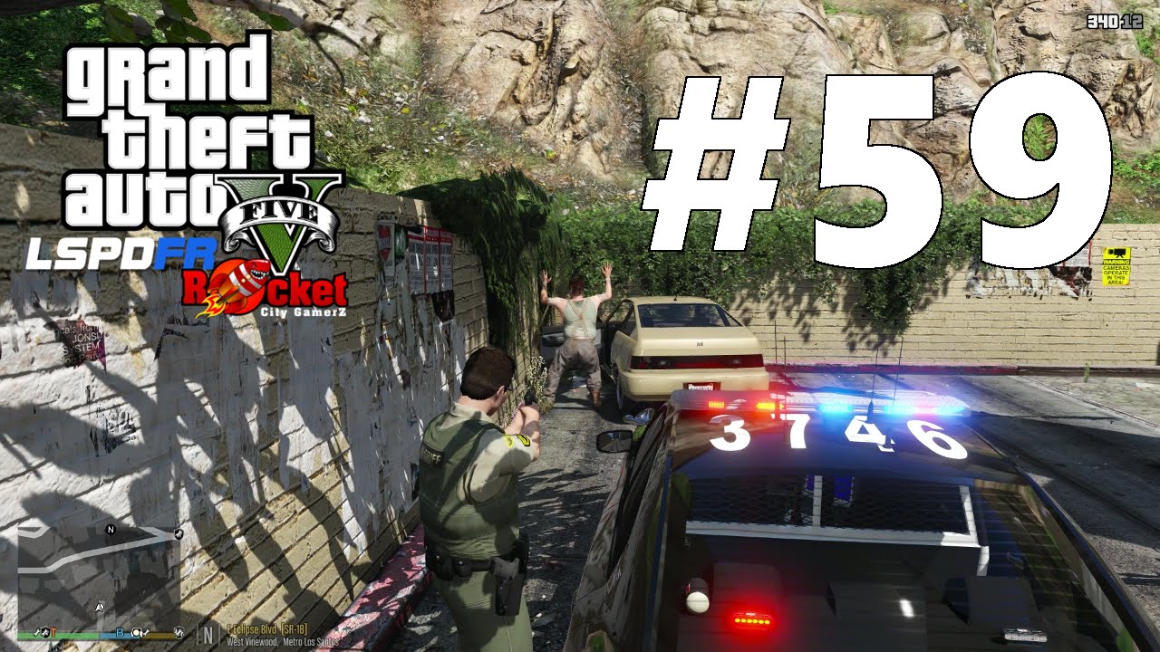 Vinewood Goes Wild | LSSD Marked Charger Patrol | GTA V LSPDFR #59 ...