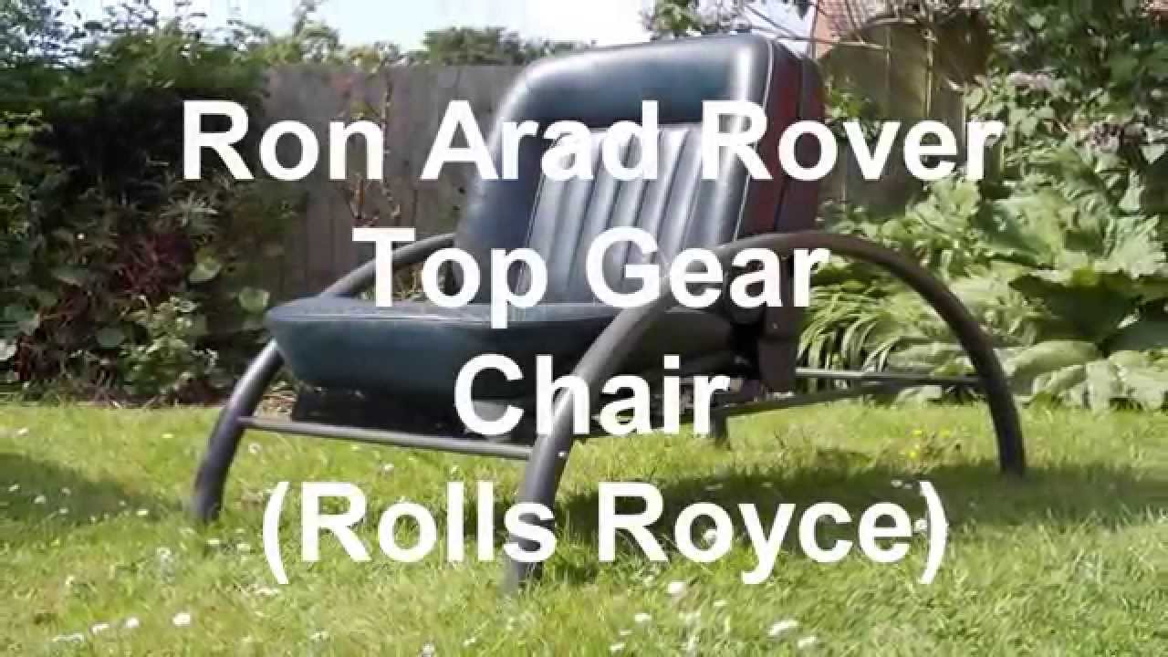 Ron Arad Rover (Top Gear) Chair with Rolls Royce Seat For Sale - YouTube