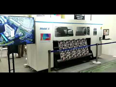 Atexco digital printer Model X in ITMA 2019 - YouTube