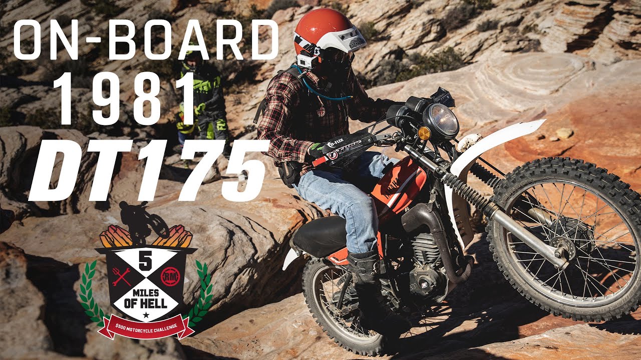 Riding a 1981 Yamaha DT175 Enduro Motorcycle Through 5 Miles of Hell ...