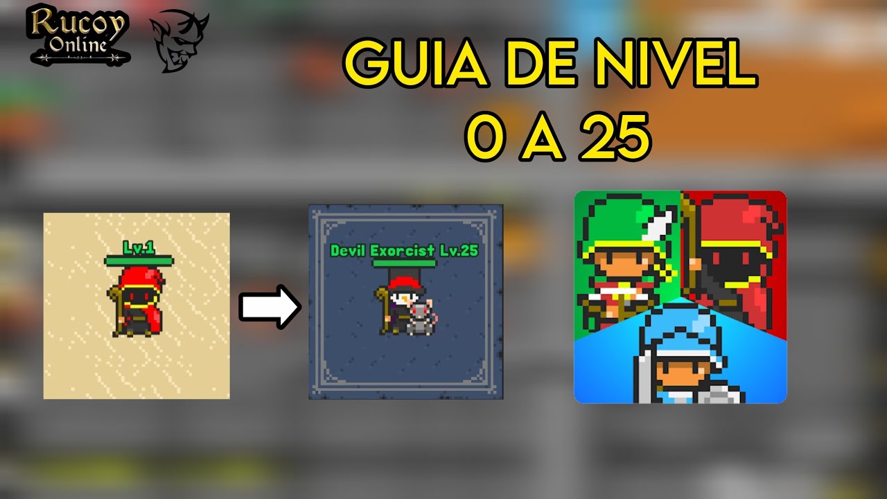 Guia de nivel 0 a 25 | Rucoy Online | 2025 - YouTube
