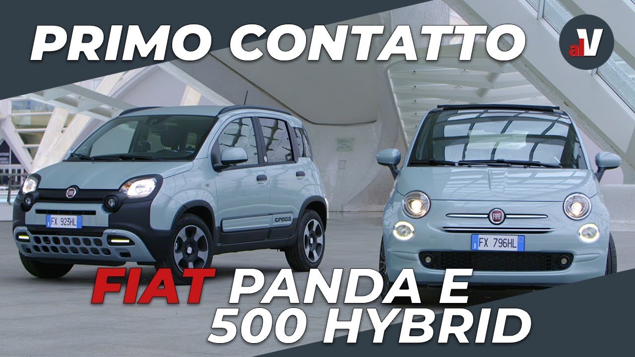 Fiat Panda e 500 Hybrid 2020 - Primo Contatto - YouTube