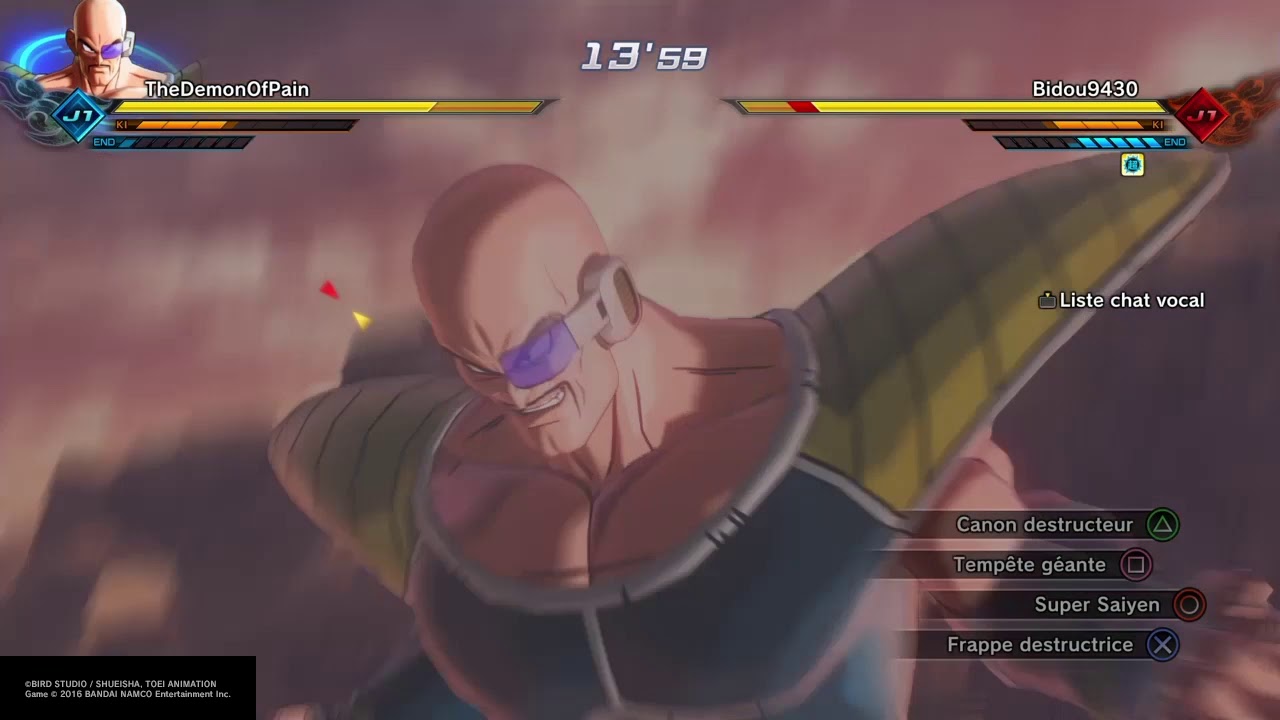 XENO X #4 : Nappa vs vegeta - YouTube