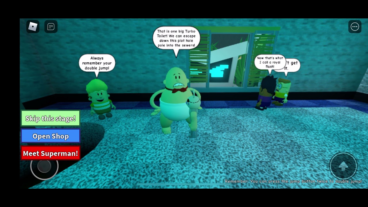 Captain Underpants Obby 1 & 2 in Roblox! ( No Commentary) - YouTube