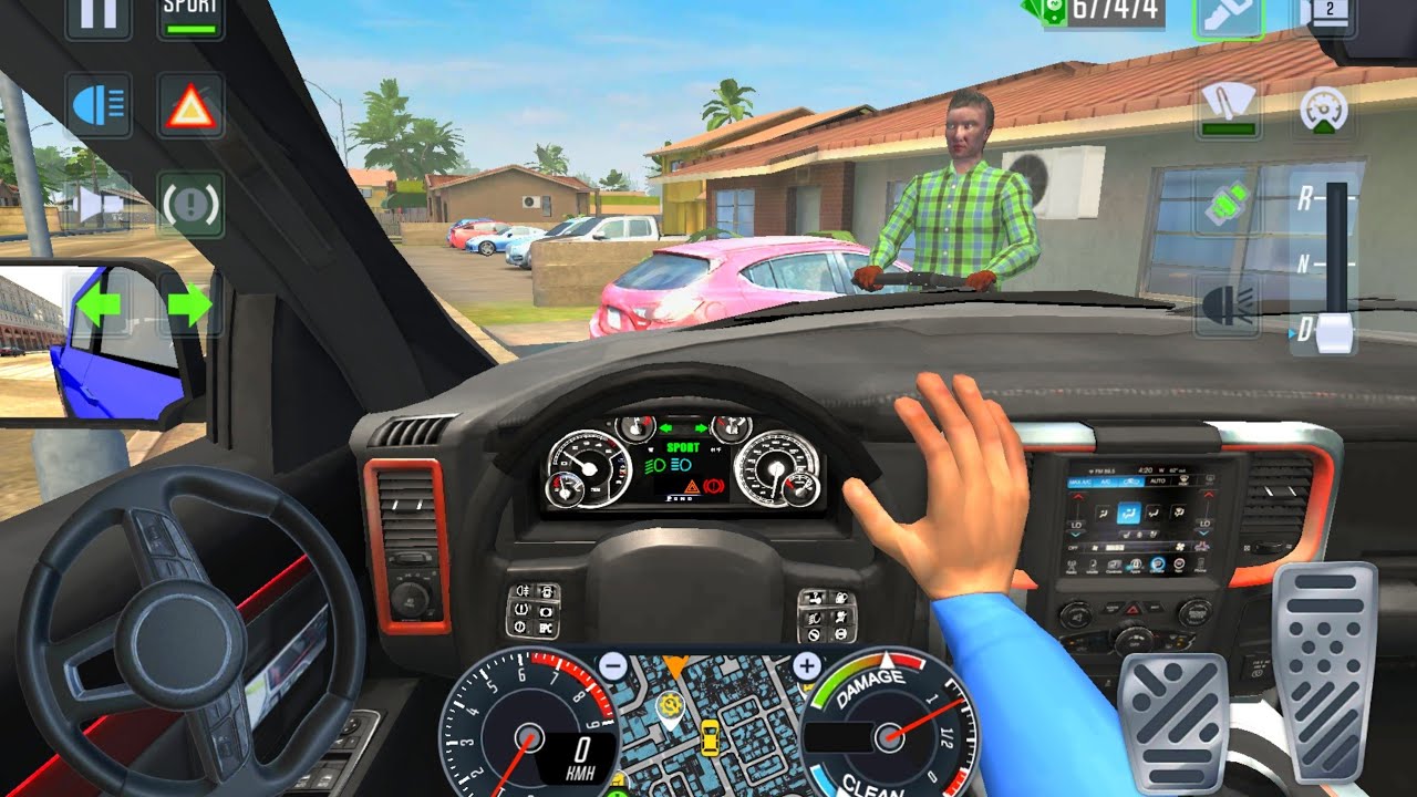 New Pick-up Truck Uber Driving in Miami: Taxi Simulator 2024! Car Game ...