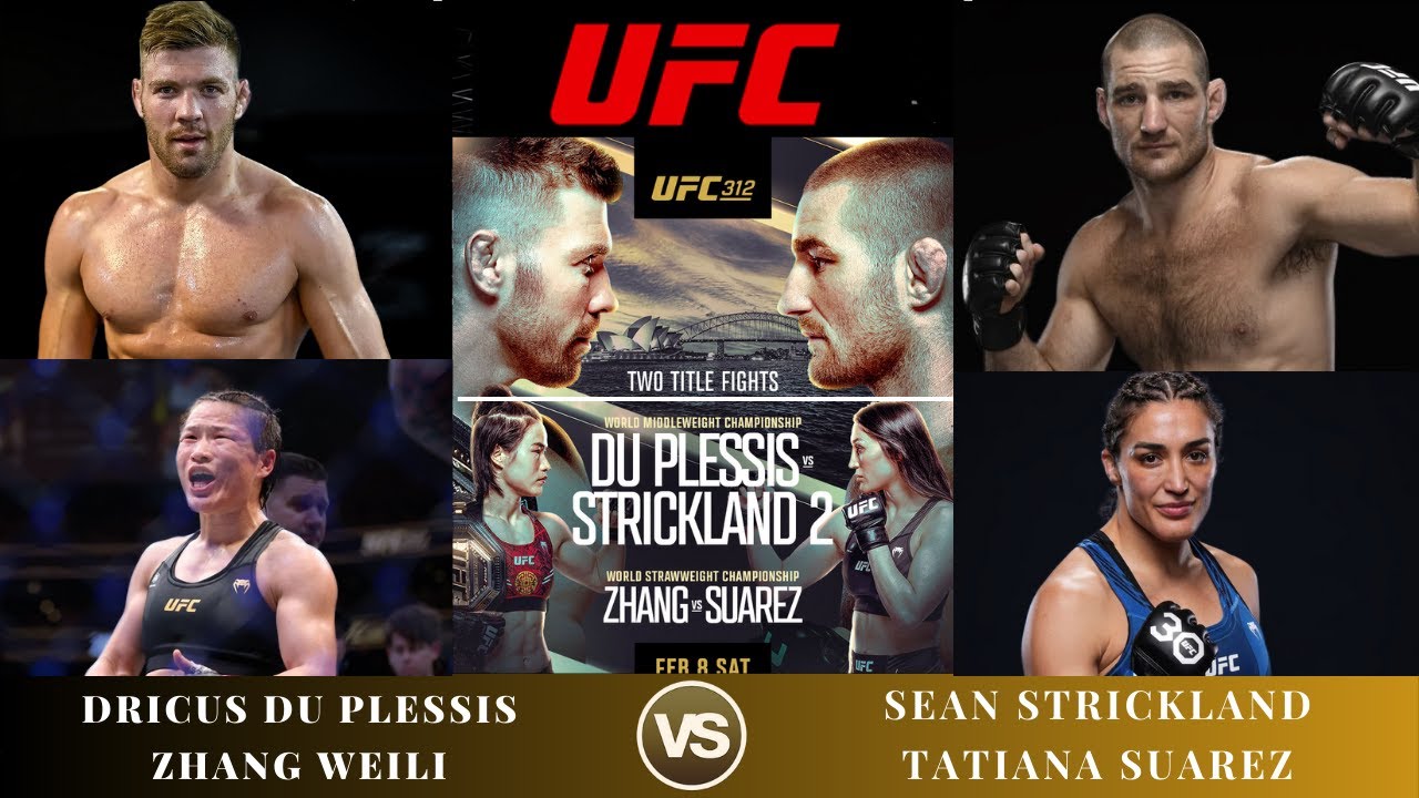 UFC 312: Dricus Du Plessis vs Sean Strickland 2: Full Card Breakdown ...