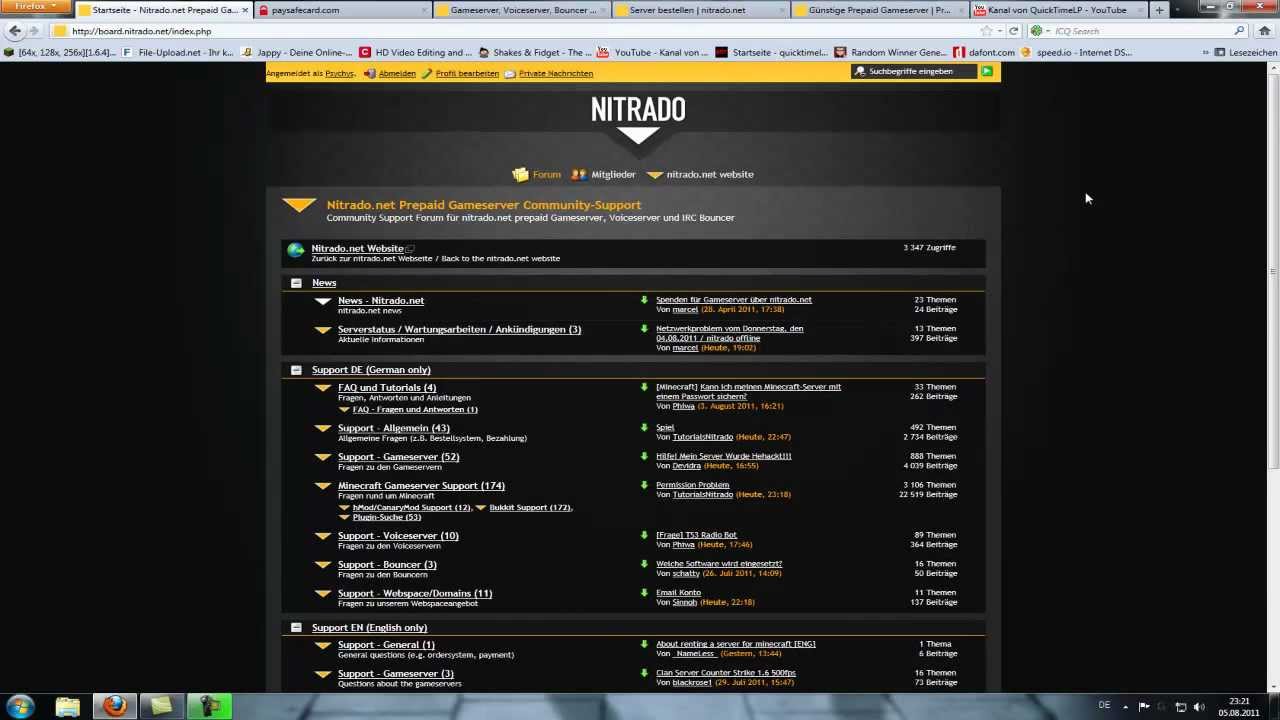 Tutorial Nitrado Features, Konto aufladen und Gameserver bestellen, ganz einfach und schnell ...