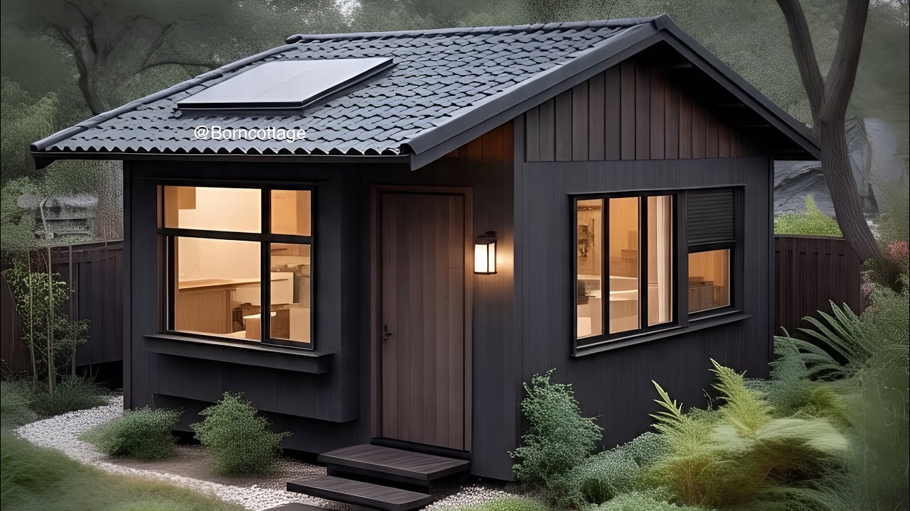 (4x4 Meter) Tiny Home with Modern Design - Floor Plan - YouTube