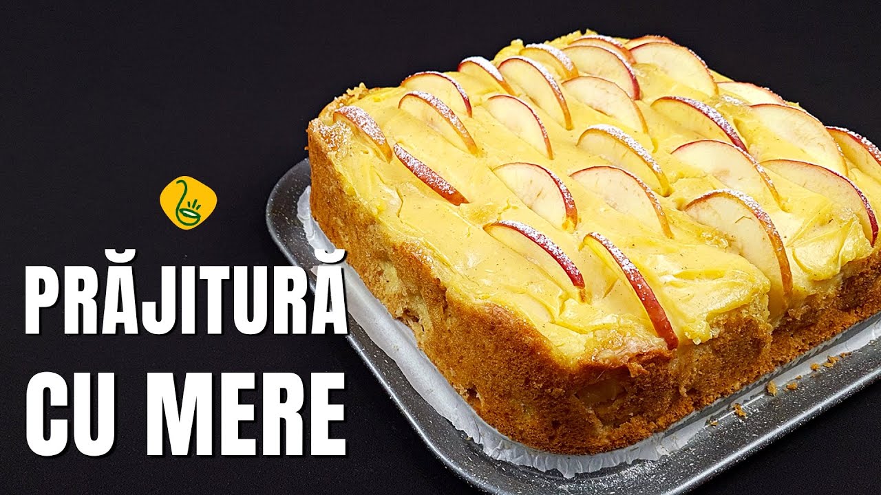 Prajitura cu mere si crema de vanilie - desert usor de facut care se ...