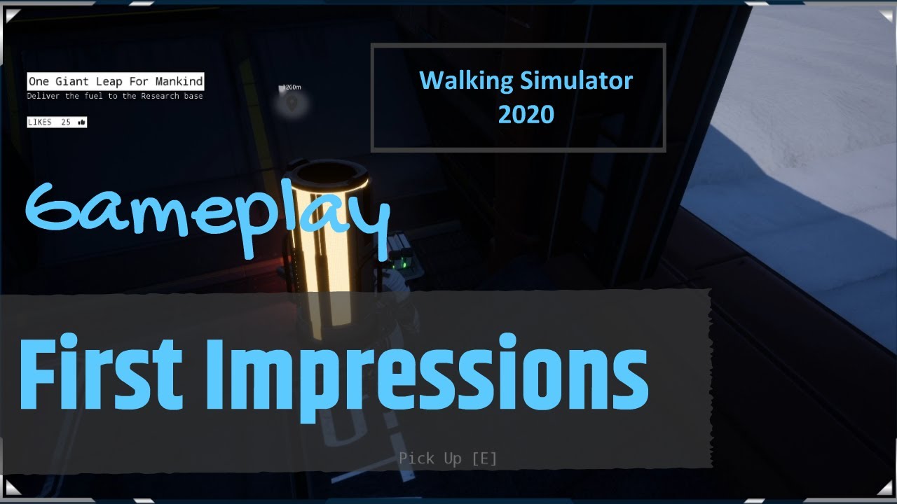 Walking Simulator 2020 - Gameplay - First Impressions - YouTube