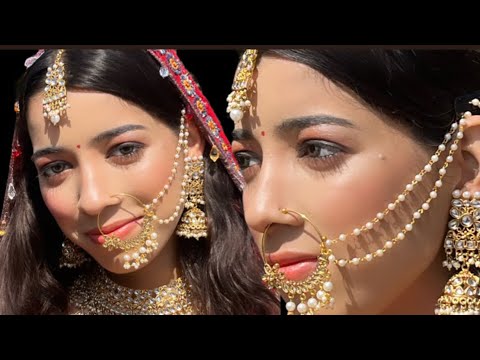ROYAL BRIDAL MAKEUP LOOK STEP BY STEP |REAL BRIDE | HOW TO DO BRIDAL ...