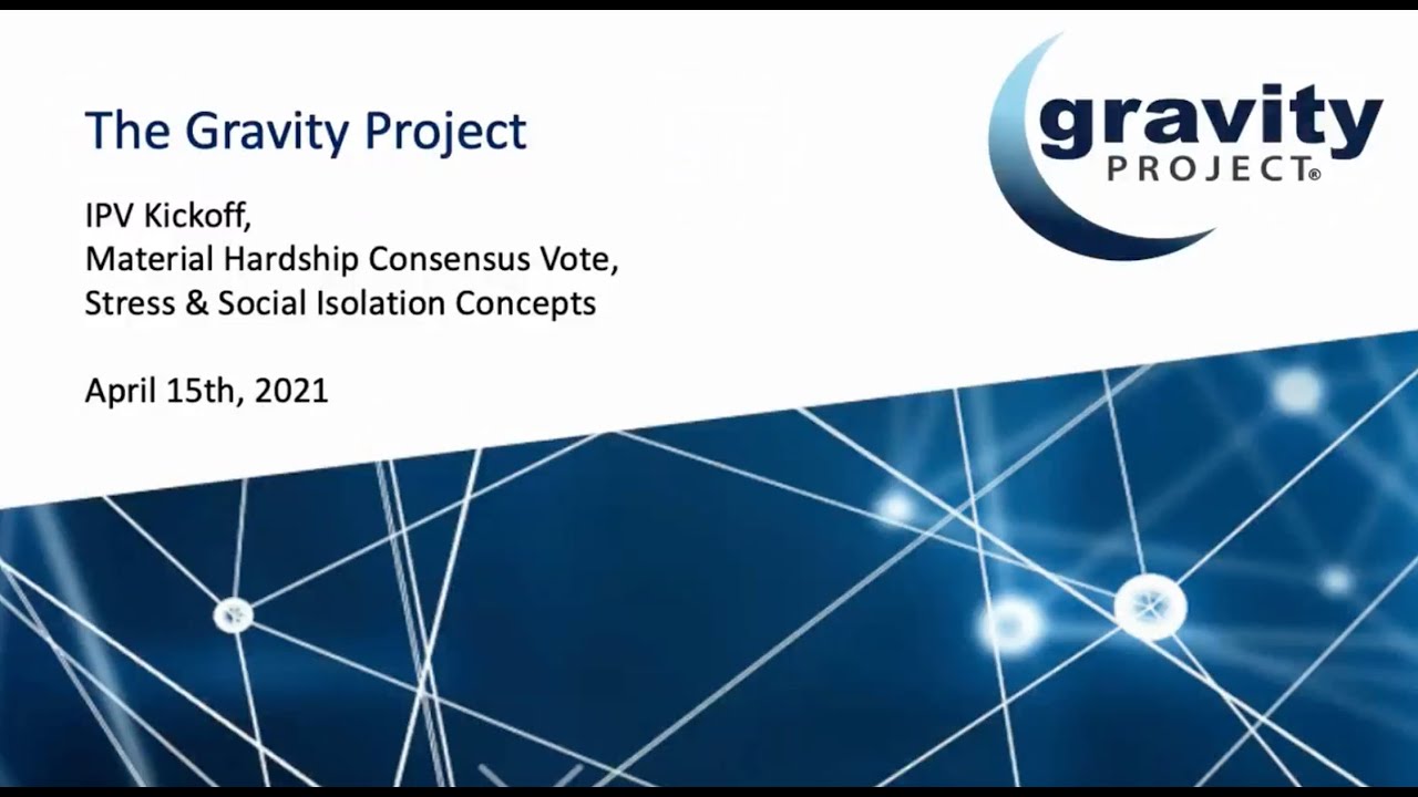 Gravity Project Workgroup Meeting 20210415 - YouTube
