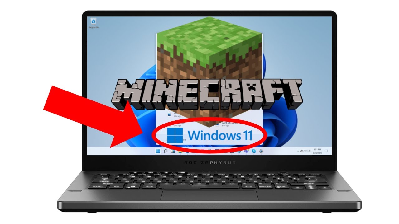 We Tried Playing MINECRAFT on WINDOWS 11! - YouTube
