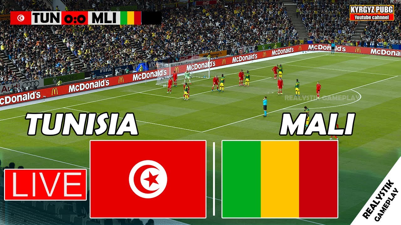 Tunisia vs Mali | PES 2021 GAMEPLAY - YouTube