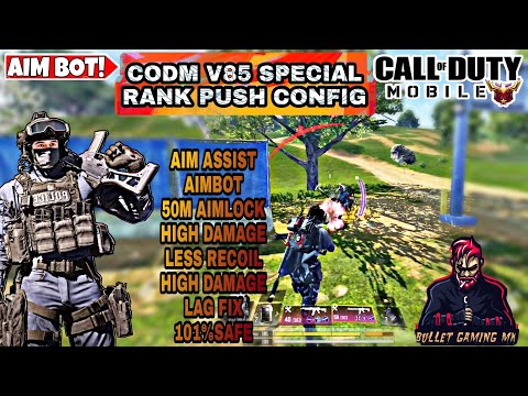 CODM SEASON 6 PREMIUM😍 AIM ASSIST | 50M AIM LOCK🔥 | LAG FIX V85 CONFIG ...