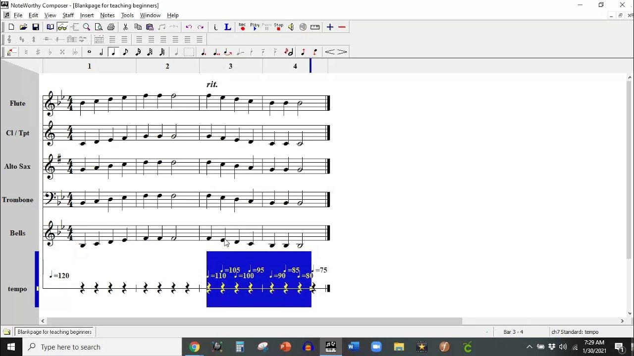 How to do a "rit." in Band - YouTube