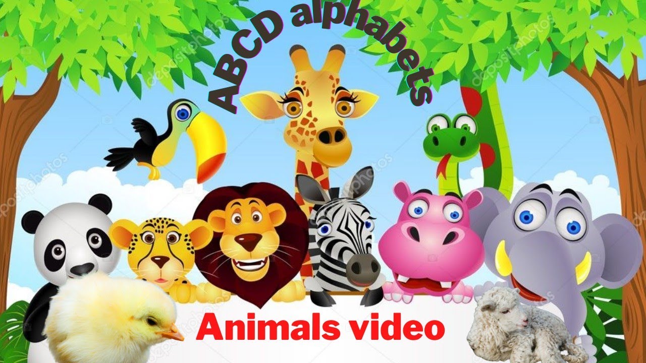 Alphabet abcd। Learning videos for kids।abcd alphabets। animals video ...