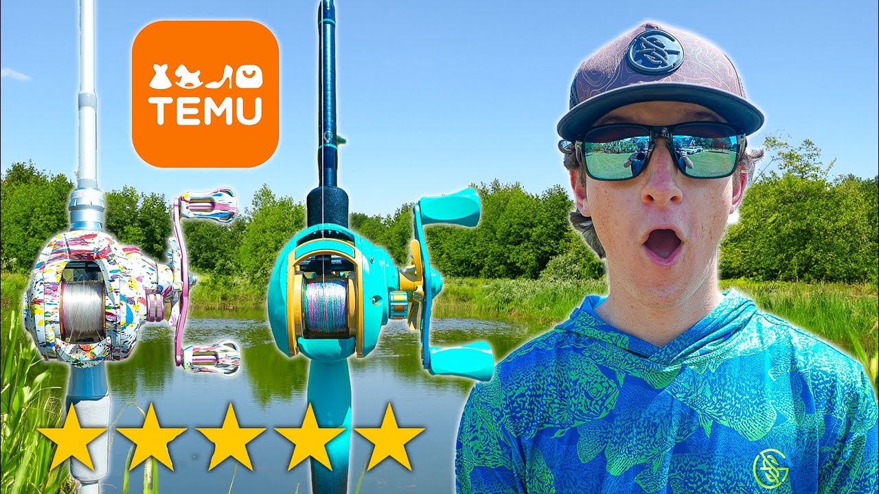 I Went Fishing With The BEST Temu Rods & Reels (Any Good?) - Fishing